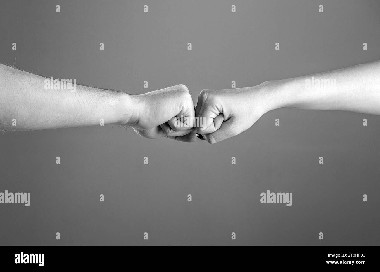 Fist Bump. Clash of two fists, vs. Gesture of giving respect or ...