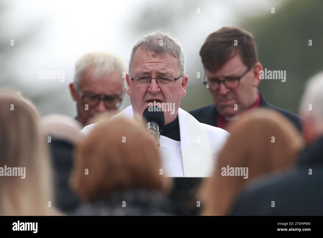 Rev John Joe Duffy speaking at a commemoration and remembrance service ...