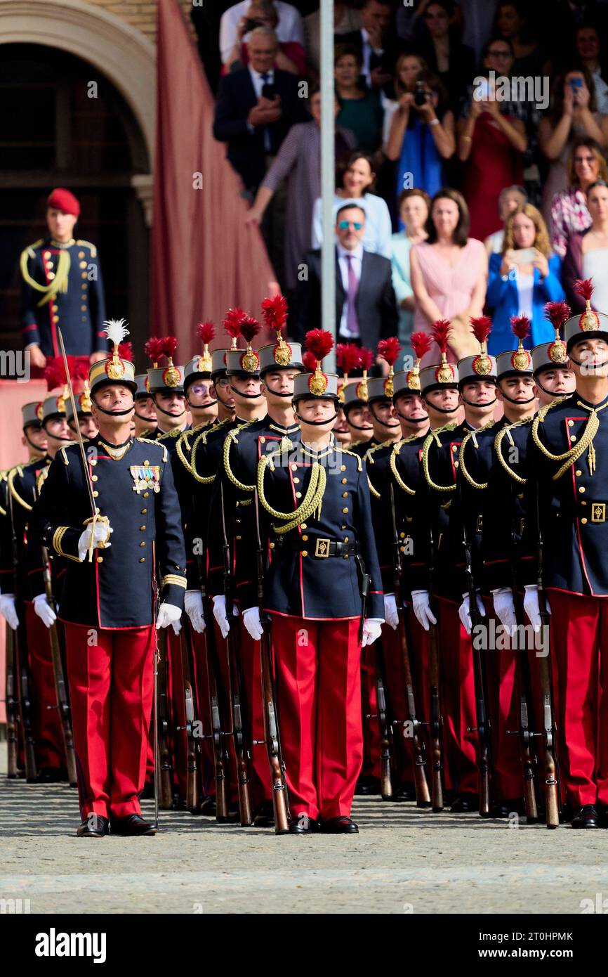 Zaragoza, Aragon, Spain. 7th Oct, 2023. Crown Princess Leonor attends ...