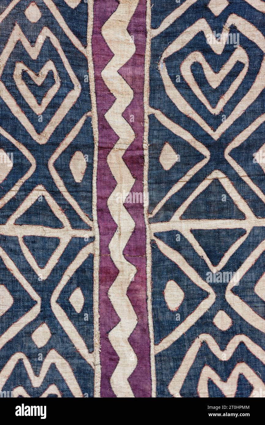 macro african pattern textile geometric vintage, raffia fabric made of ...