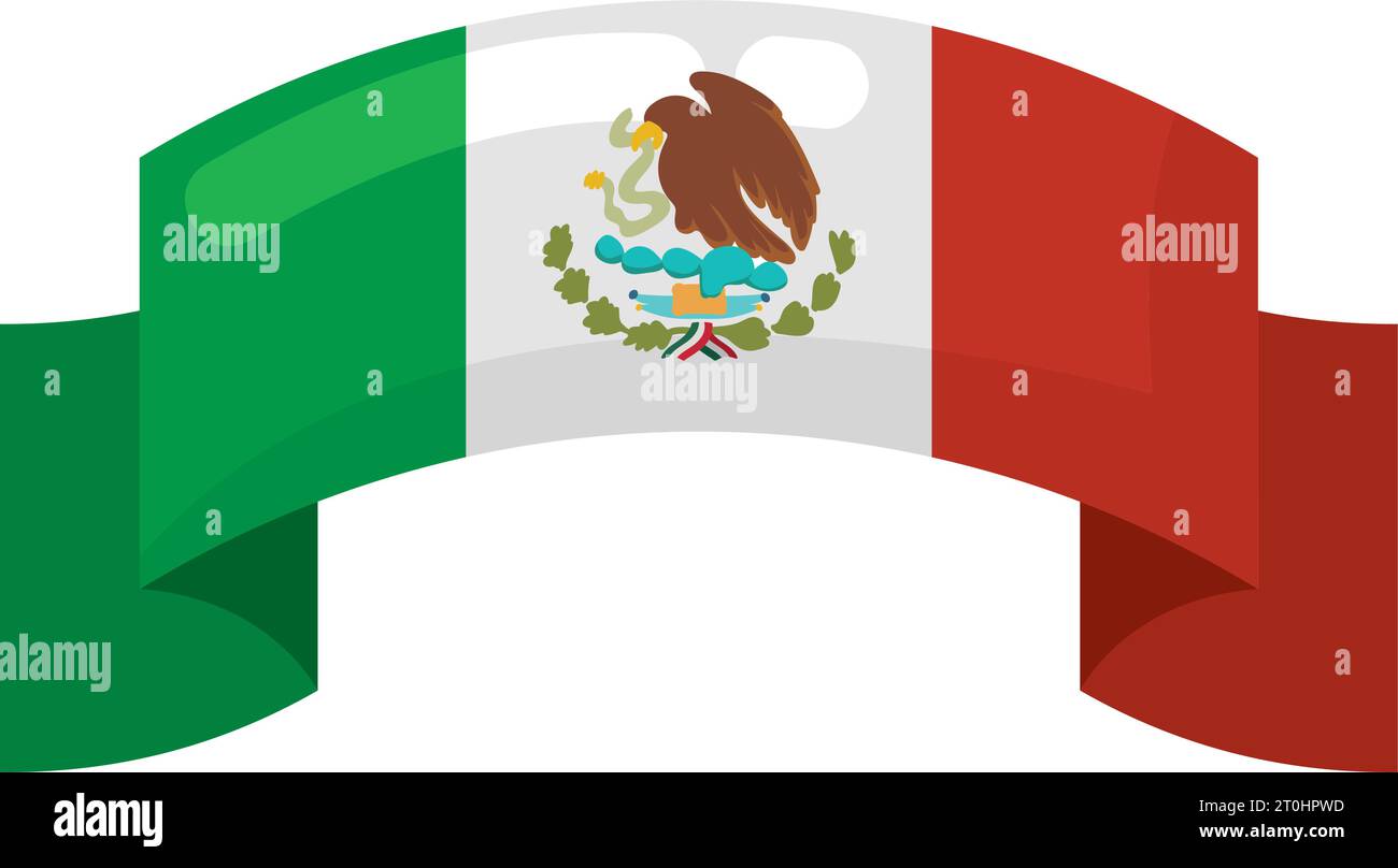 mexican flag banner Stock Vector Image & Art - Alamy