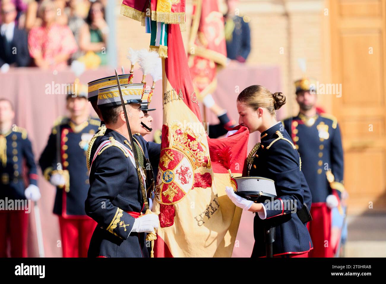 Zaragoza, Aragon, Spain. 7th Oct, 2023. Crown Princess Leonor attends ...