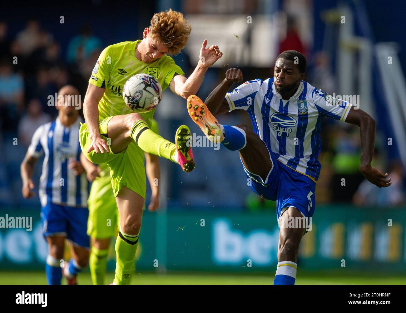 Huddersfield Town's Jack Rudoni against Sheffield Wednesday's Dominic ...