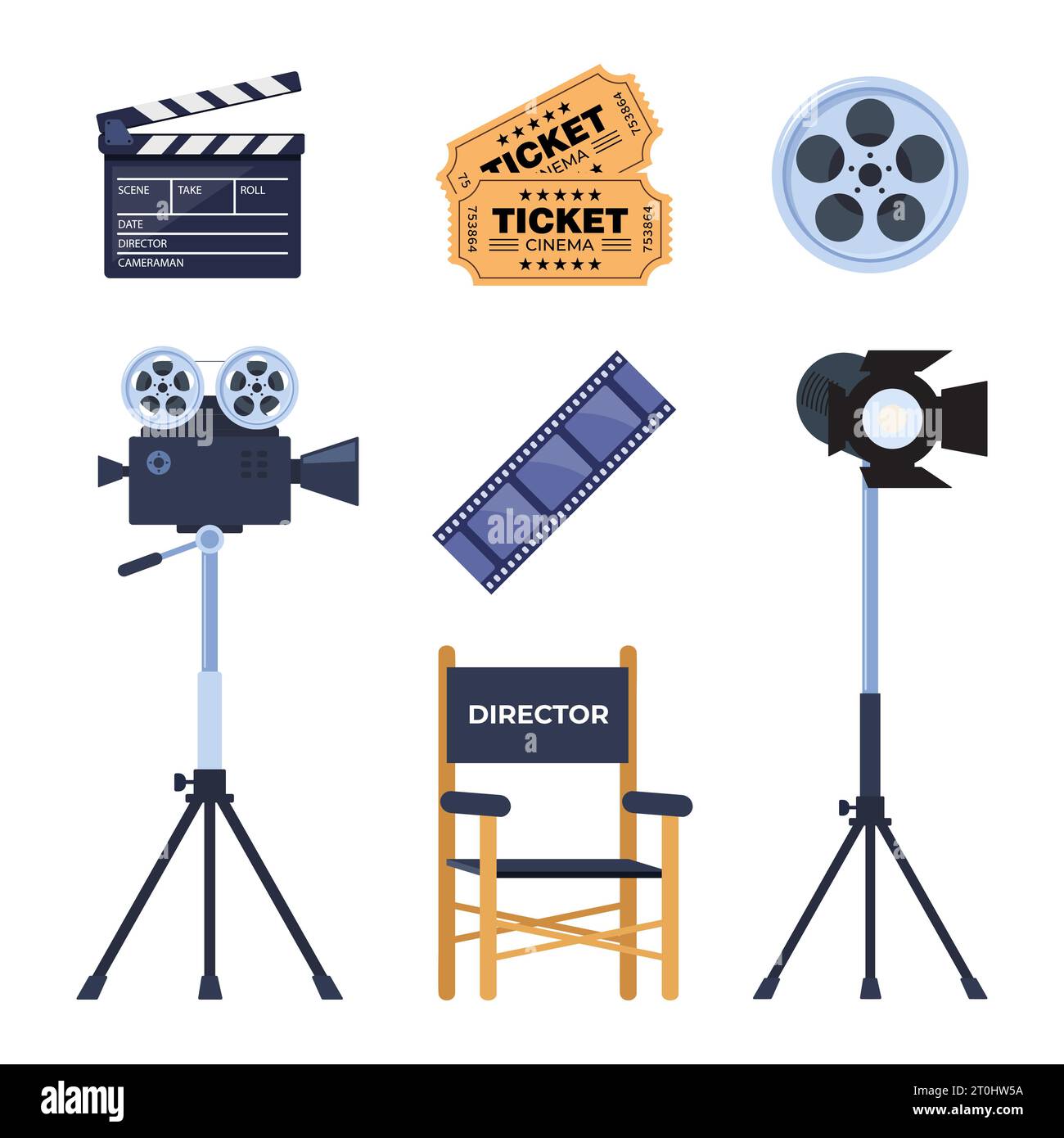 Movie Premiere Spotlights Clipart