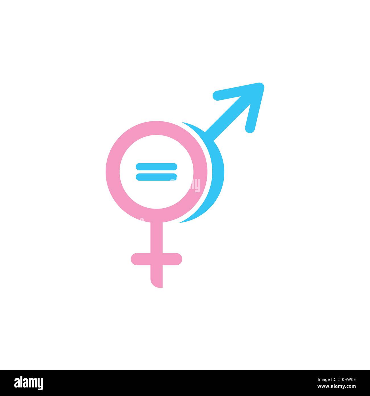 Gender equality symbol icon vector illustration design Stock Photo - Alamy