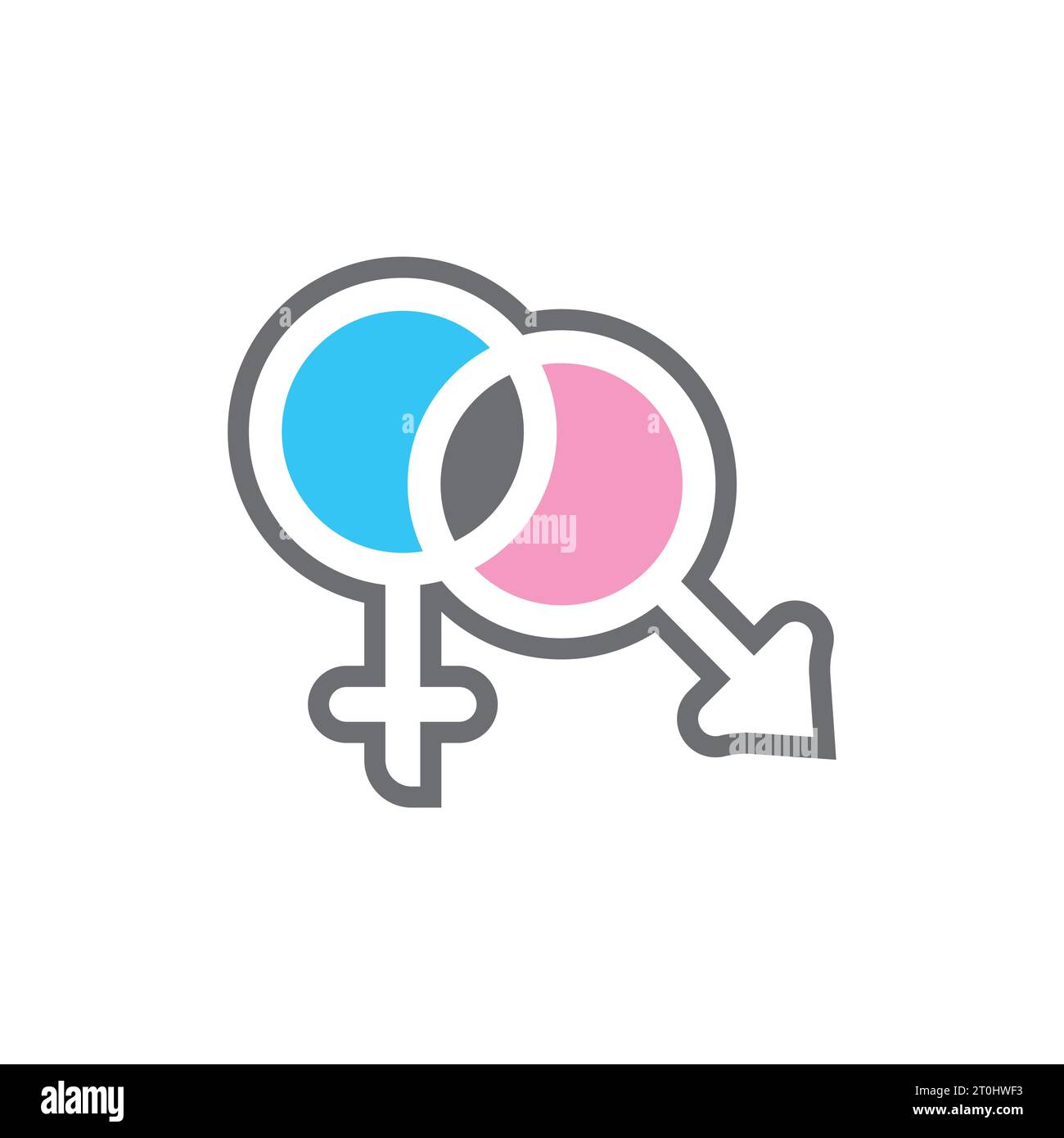 Gender equality symbol icon vector illustration design Stock Photo - Alamy