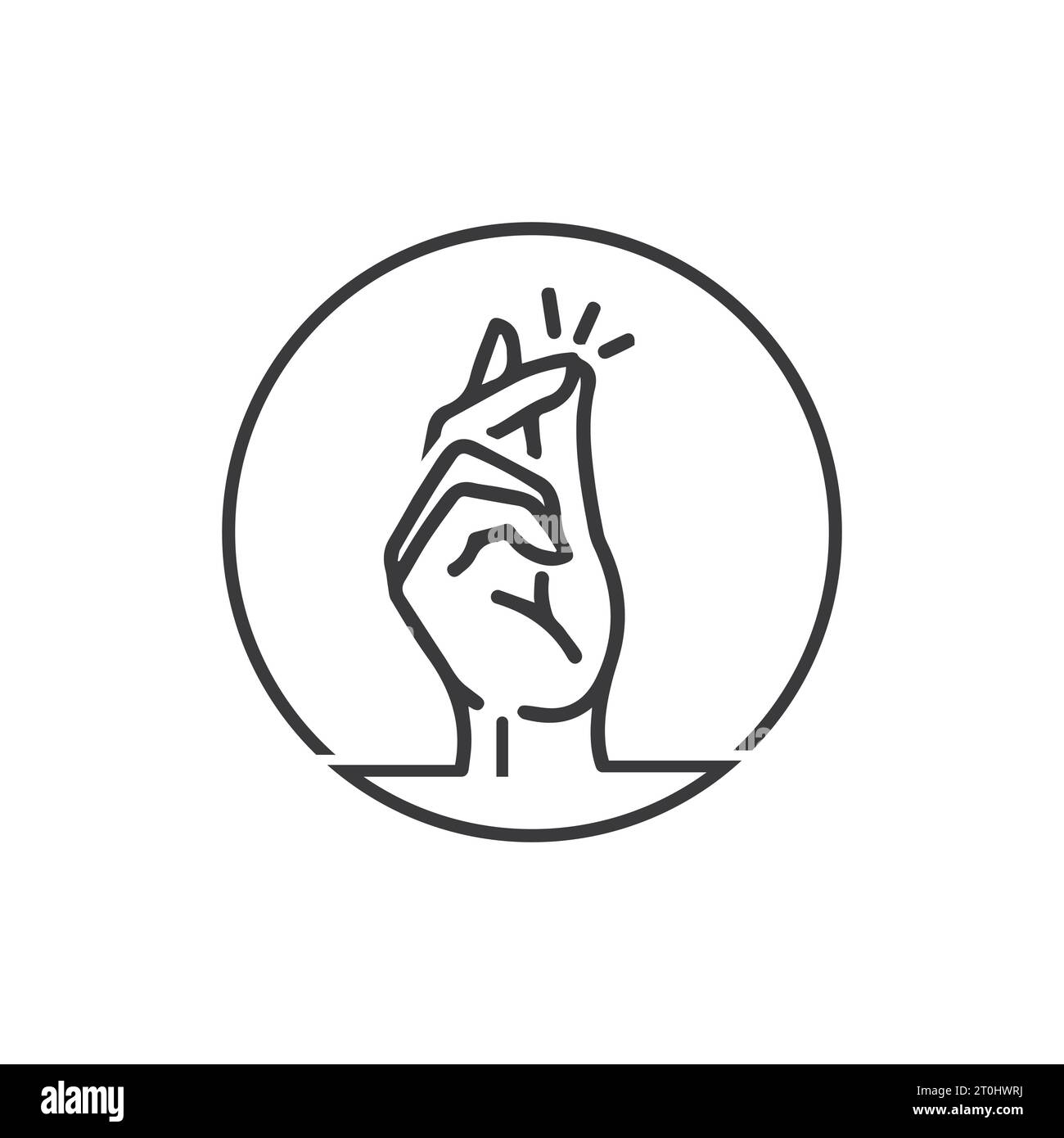 Hand gestures and sign language isolated . Vector illustration of human ...