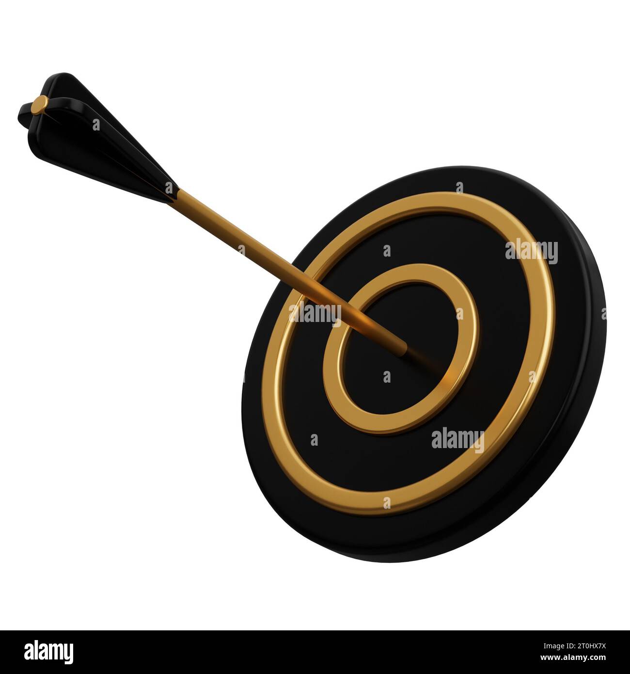 target arrow sport equipment. 3d render illustration isolated on white ...