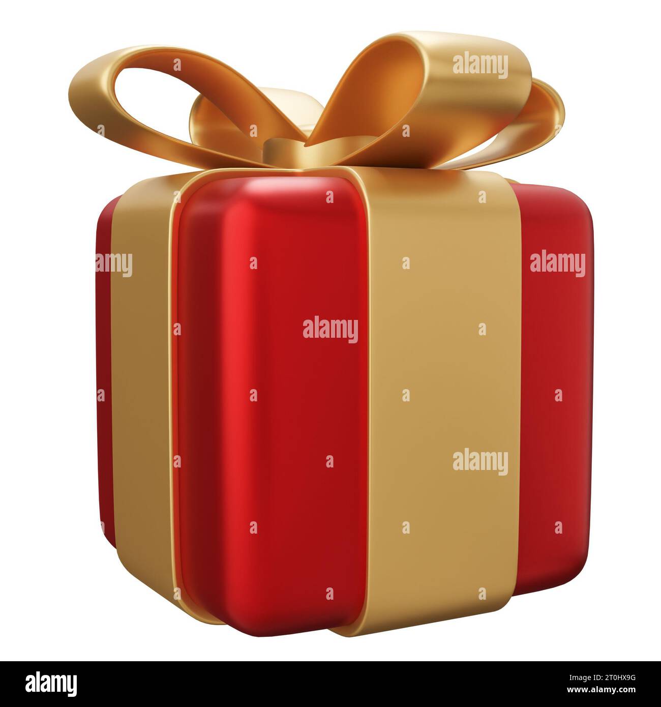 Gift box. 3d render illustration isolated on white background Stock ...