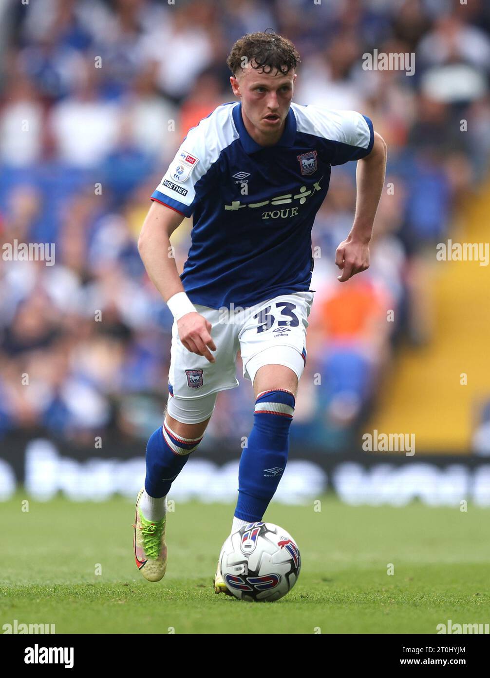 Ipswich Town's Nathan Broadhead in action during the Sky Bet ...