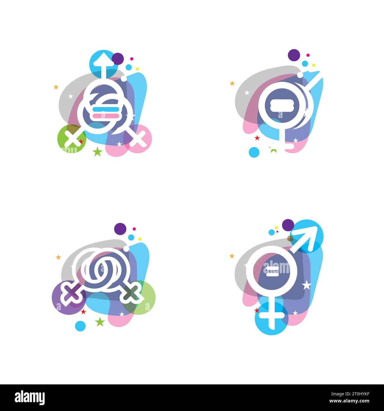Gender equality symbol icon vector illustration design Stock Photo - Alamy