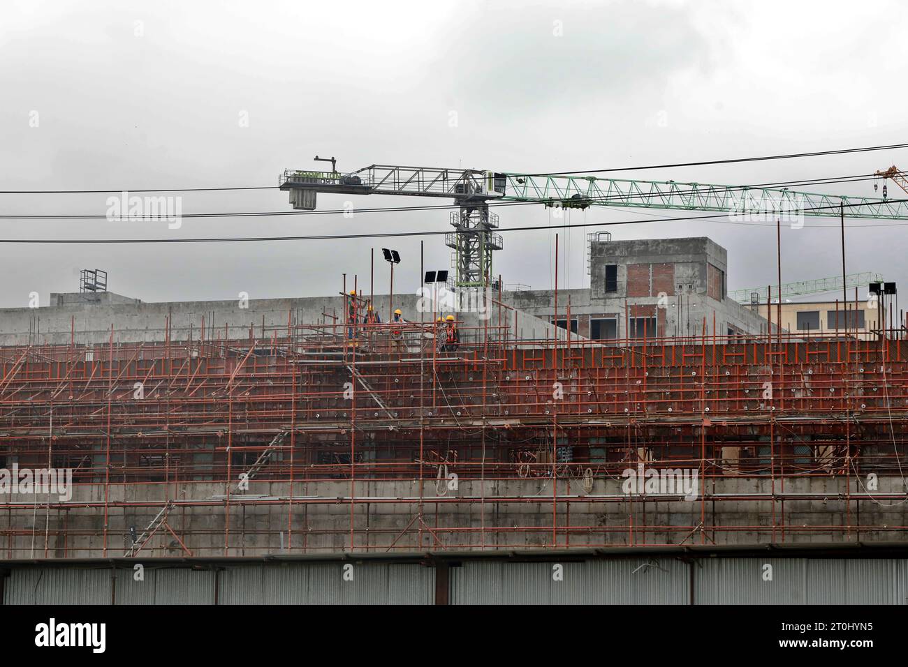 Pabna, Bangladesh - October 04, 2023: The under Construction of Rooppur ...