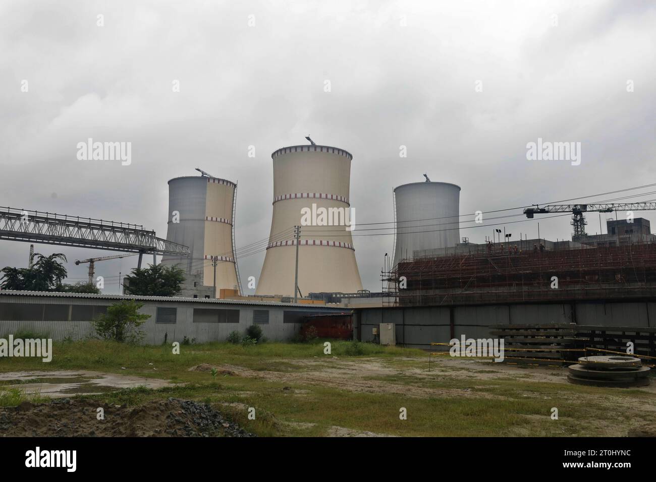 Pabna, Bangladesh - October 04, 2023: The under Construction of Rooppur ...