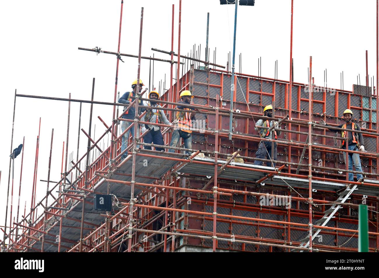 Pabna, Bangladesh - October 04, 2023: The under Construction of Rooppur ...