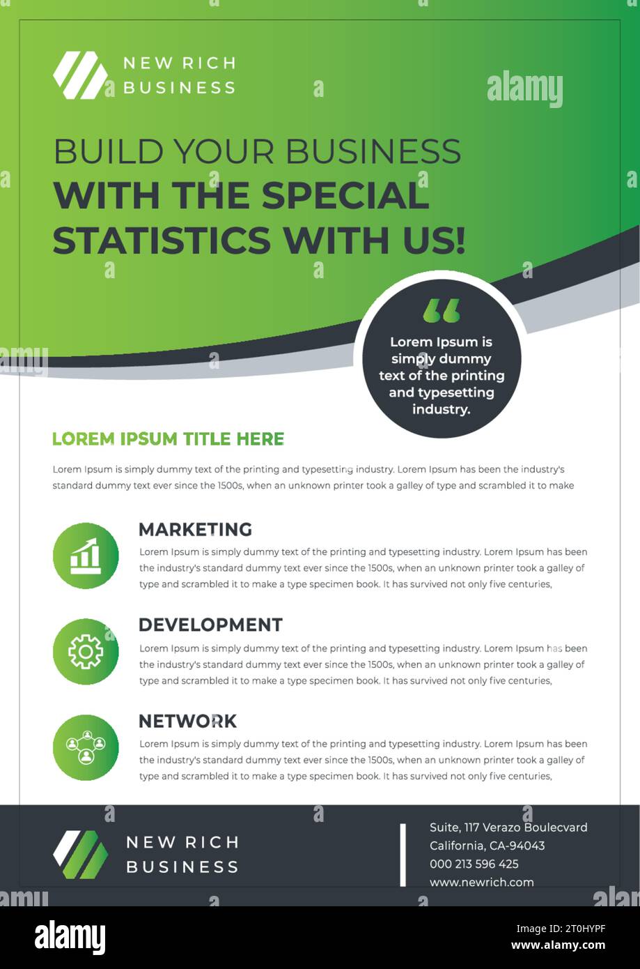 Corporate Flyer Cover Design Template. Can be adapt to Brochure, Annual ...