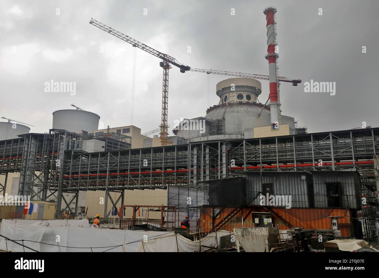Pabna, Bangladesh - October 04, 2023: The under Construction of Rooppur ...