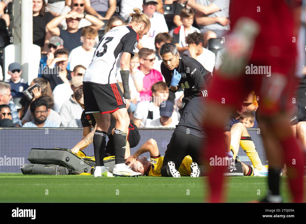 Craven Cottage, Fulham, London, UK. 7th Oct, 2023. Premier League ...