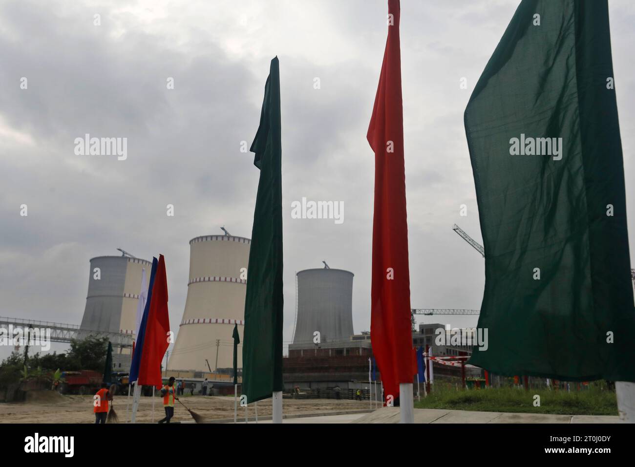 Pabna, Bangladesh - October 04, 2023: The under Construction of Rooppur ...