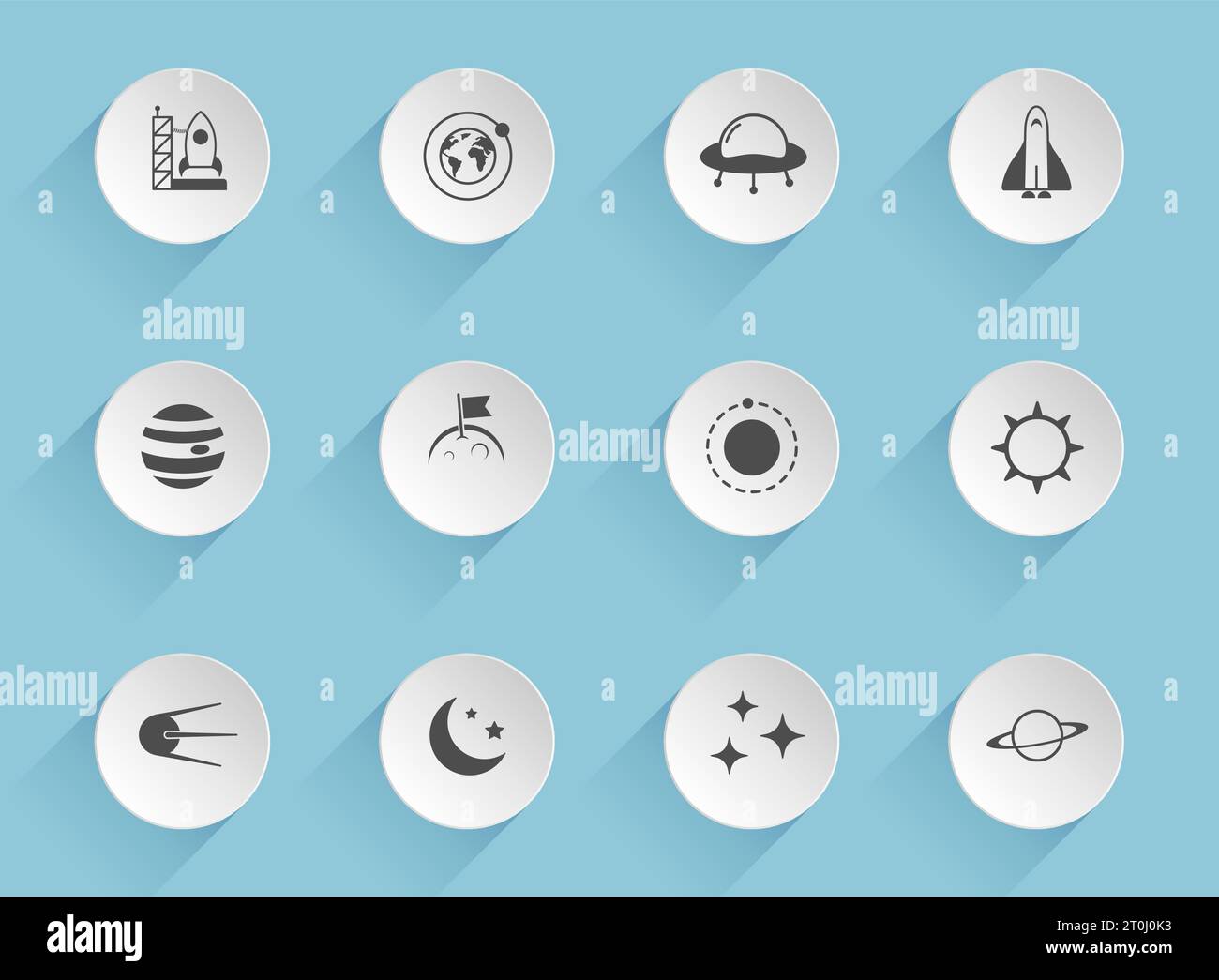 Space solar system paper Stock Vector Images - Alamy