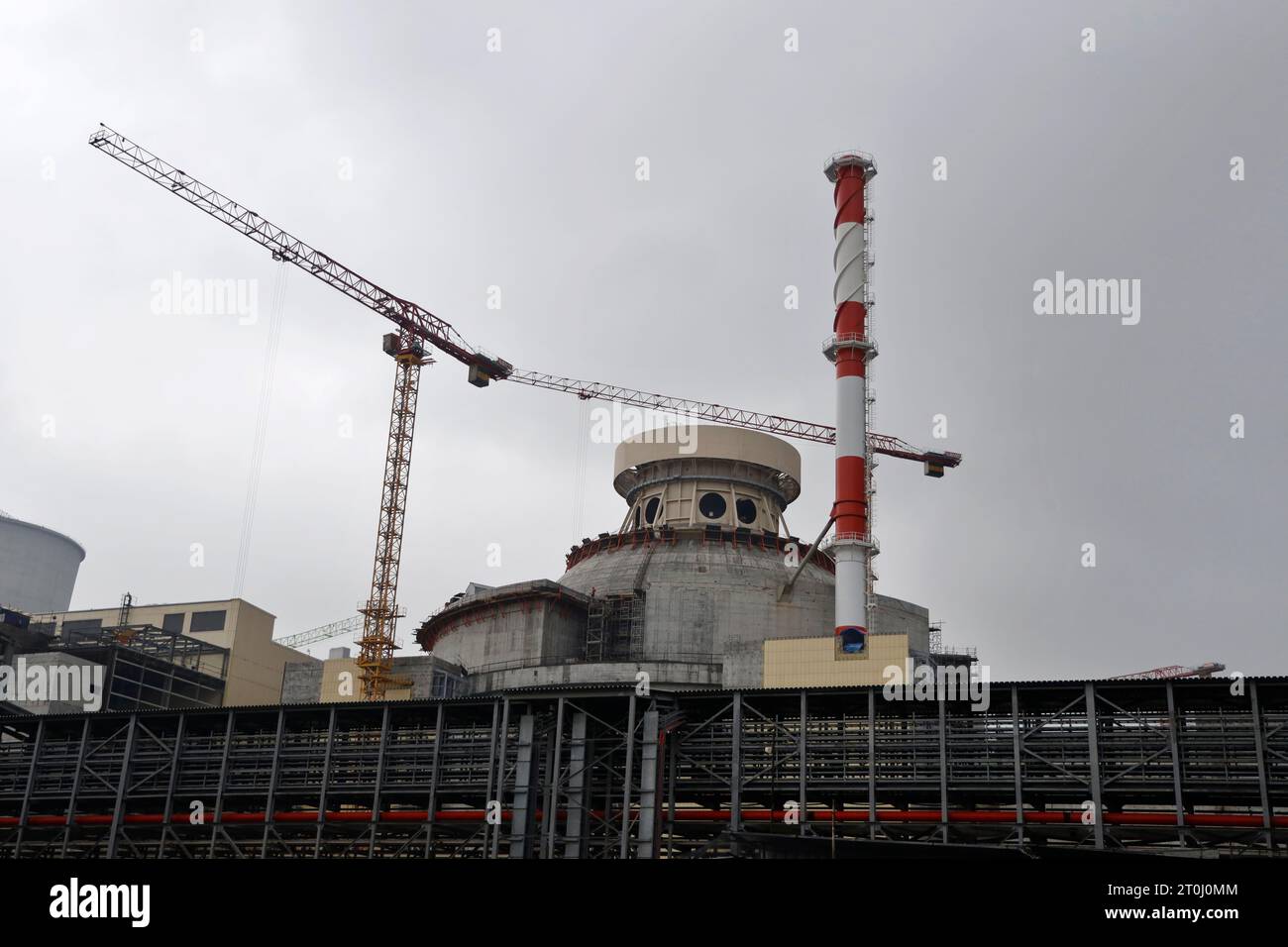 Pabna, Bangladesh - October 04, 2023: The under Construction of Rooppur ...