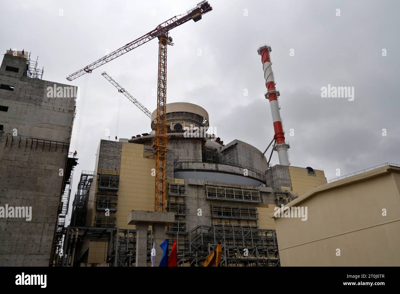 Pabna, Bangladesh - October 04, 2023: The under Construction of Rooppur ...