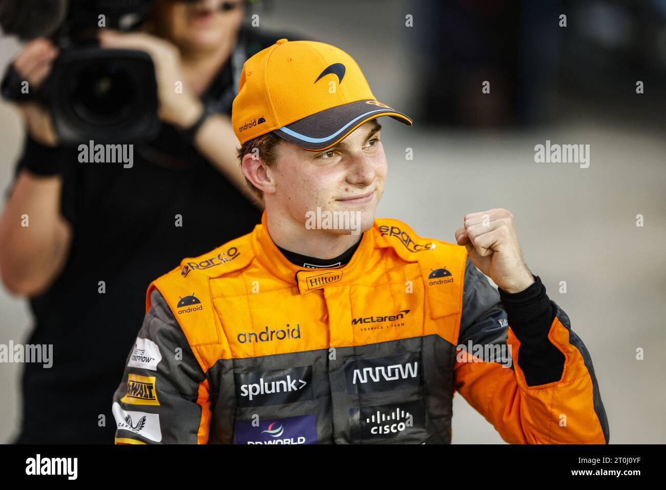 PIASTRI Oscar (aus), McLaren F1 Team MCL60, portrait pole sprint shootout during the 2023 ...