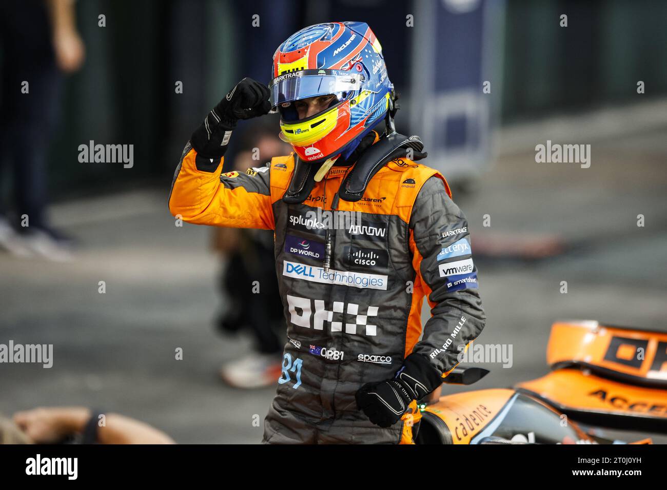 PIASTRI Oscar (aus), McLaren F1 Team MCL60, portrait pole sprint shootout during the 2023 ...