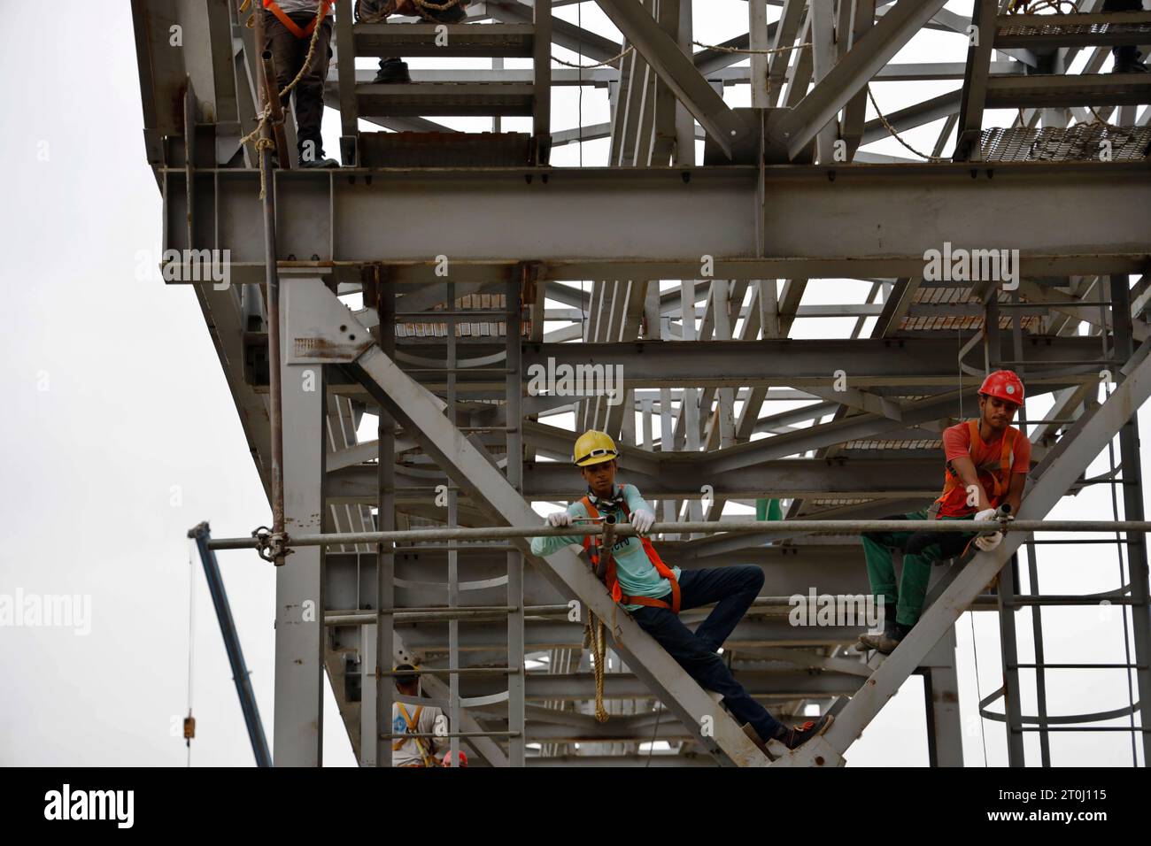 Pabna, Bangladesh - October 04, 2023: The under Construction of Rooppur ...