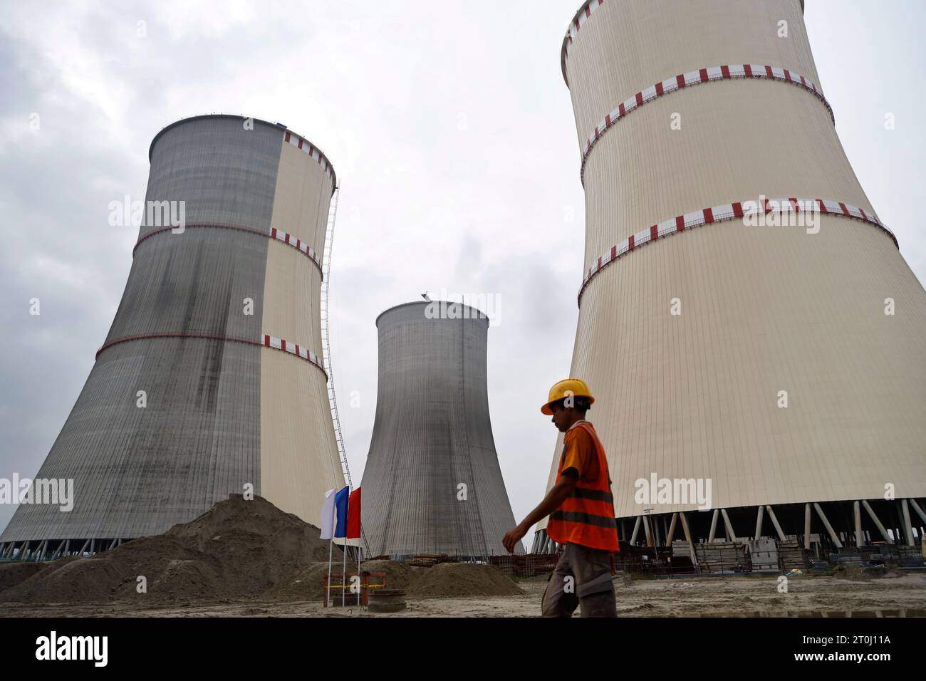 Pabna, Bangladesh - October 04, 2023: The under Construction of Rooppur ...