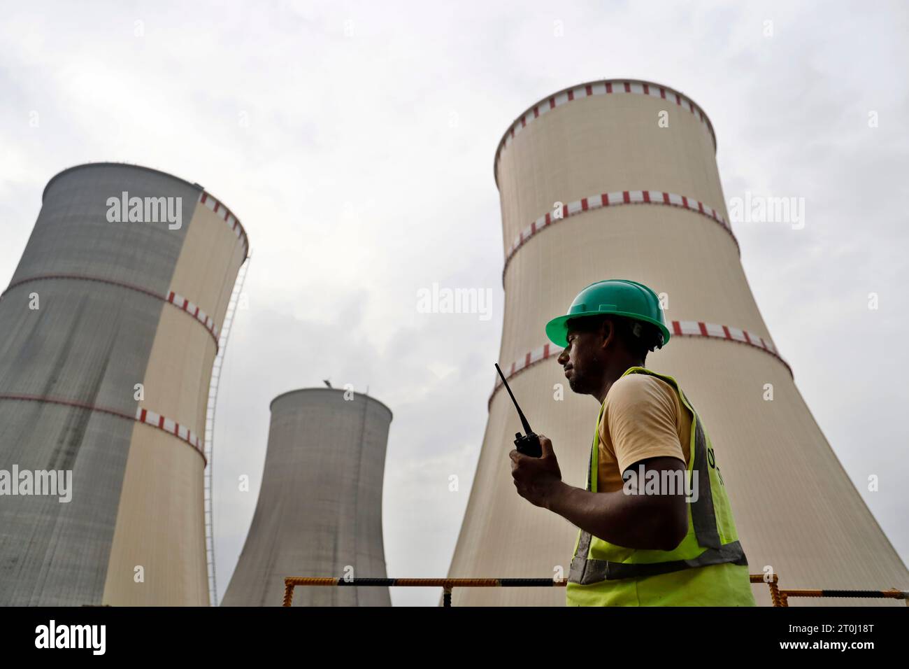 Pabna, Bangladesh - October 04, 2023: The under Construction of Rooppur ...