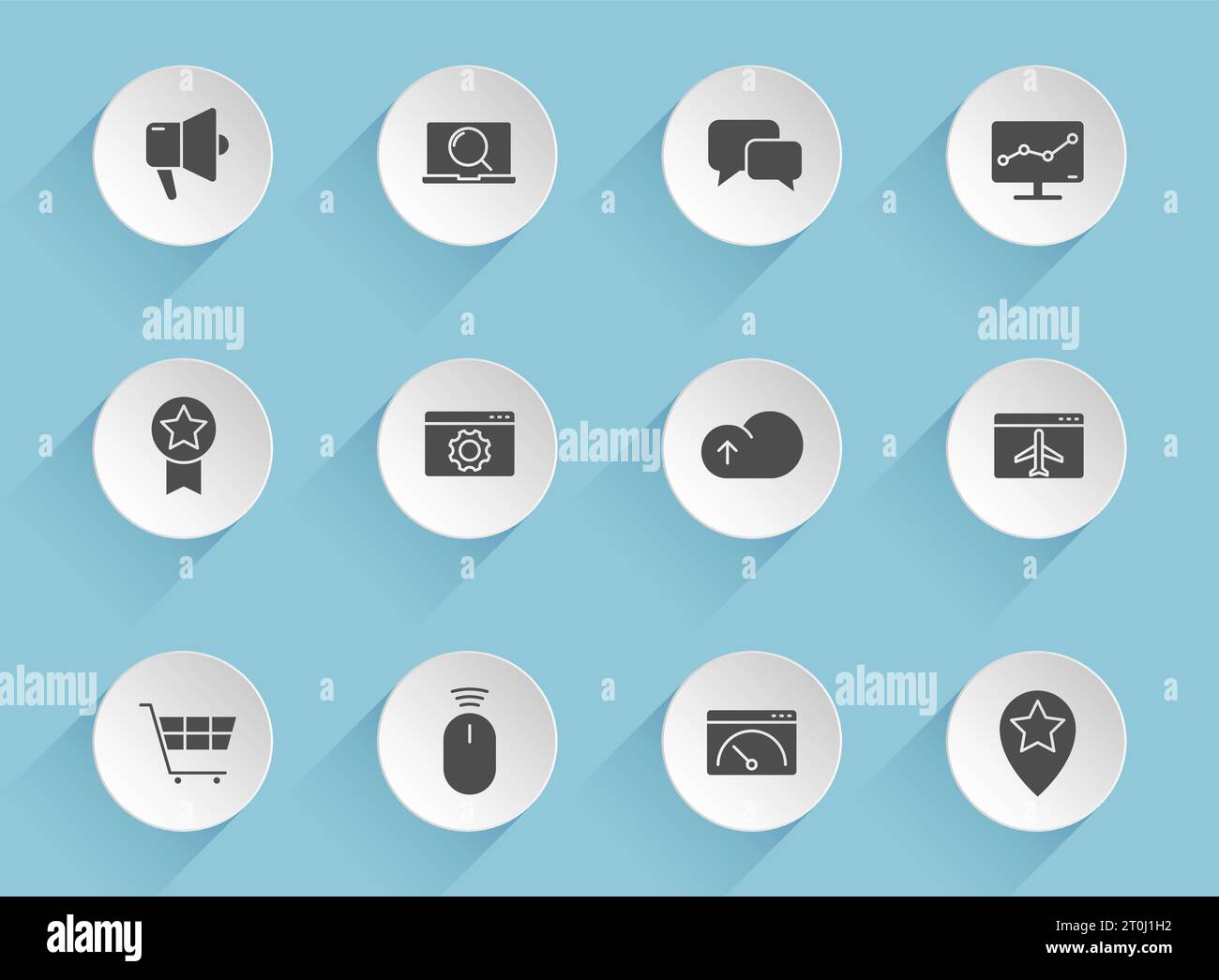 Mail technical icon outline Stock Vector Images - Alamy