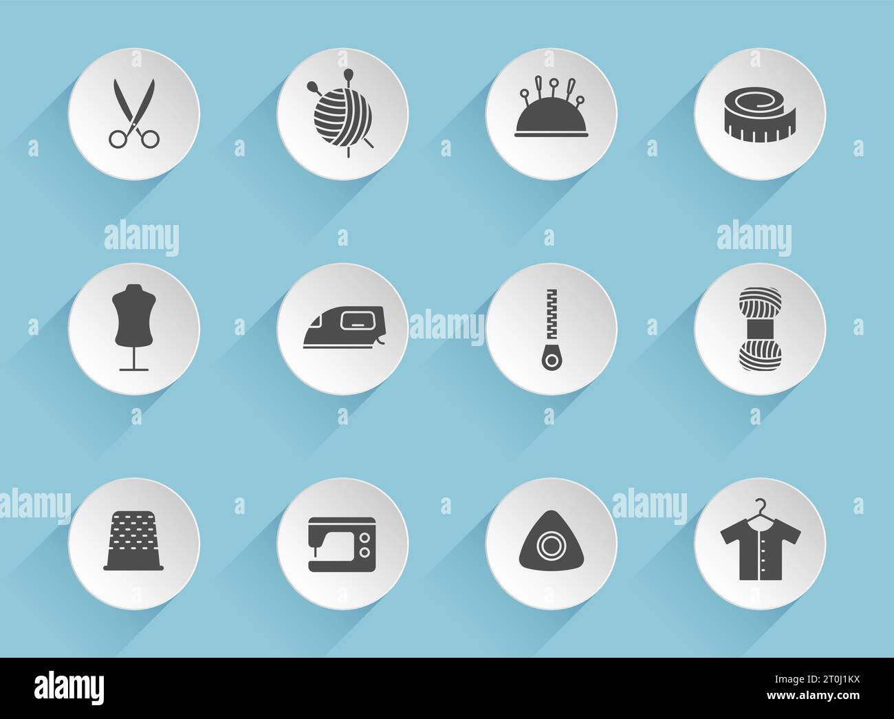 sewing vector icons Stock Vector Image & Art - Alamy