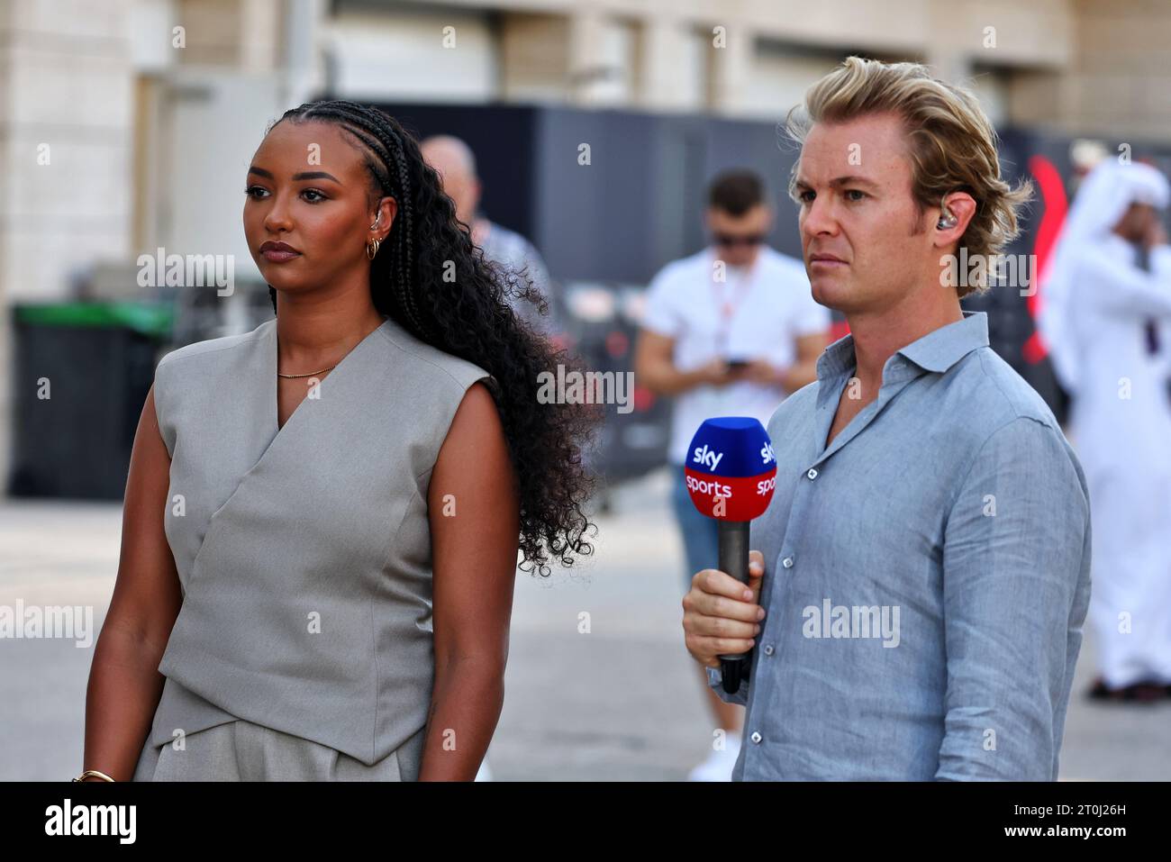 Doha, Qatar. 07th Oct, 2023. (L to R): Naomi Schiff (RWA)/(BEL) Sky ...