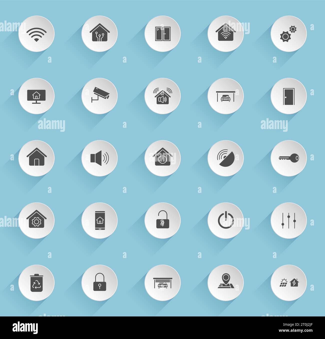 Smart home technology interface Stock Vector Images - Alamy
