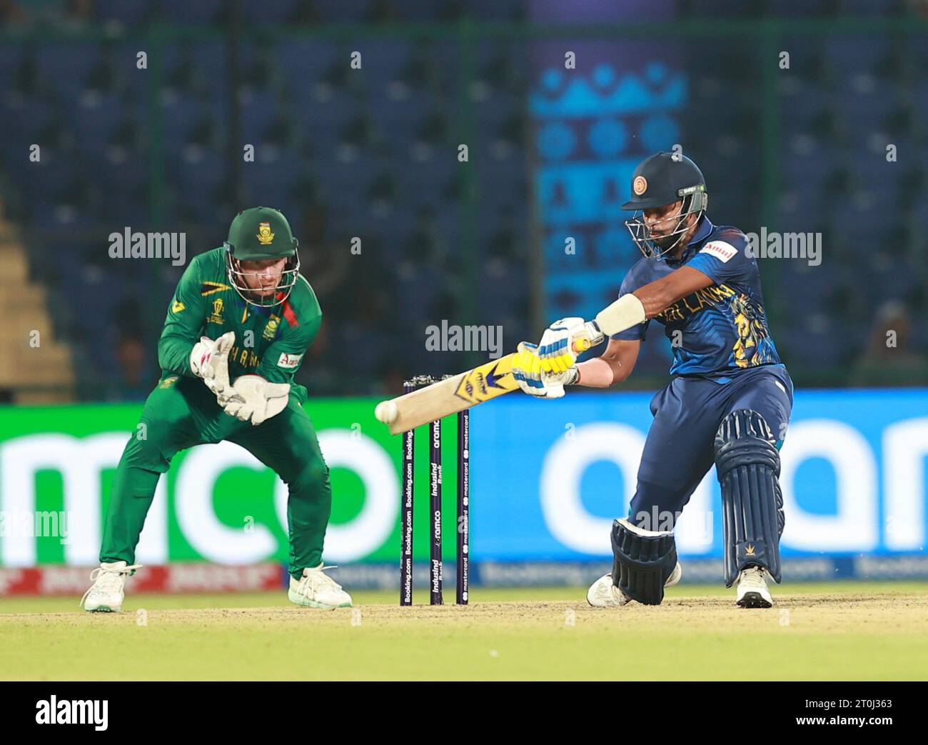 New Delhi, New Delhi, India. 7th Oct, 2023. Sadeera Samarawickrama of ...