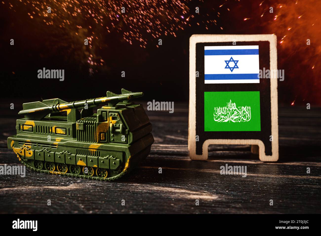 Augsburg, Bavaria, Germany. 7th Oct, 2023. Symbolic image war and ...