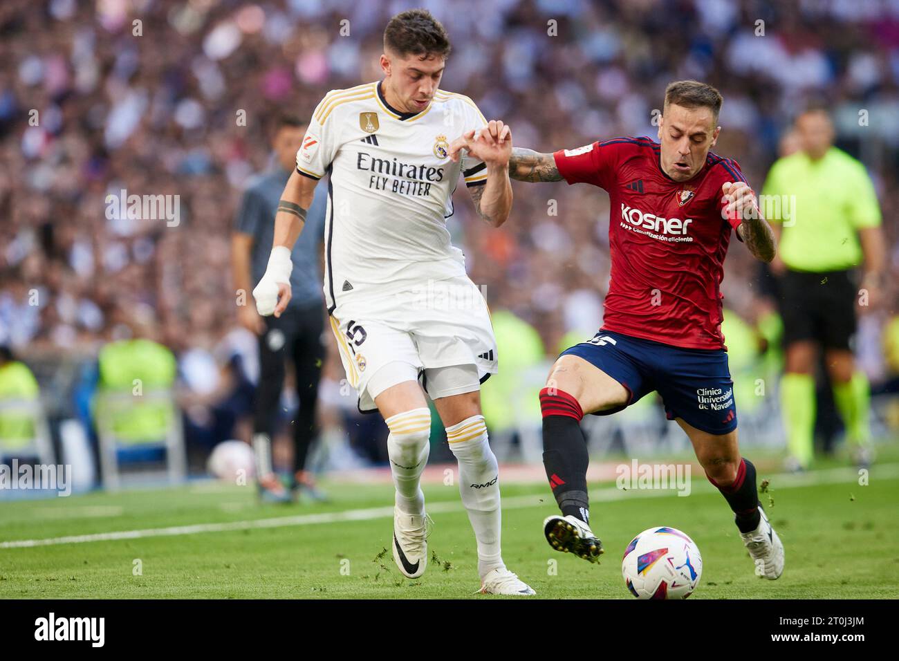 Madrid, Madrid, Spain. 7th Oct, 2023. Fede Valverde of Real Madrid CF ...