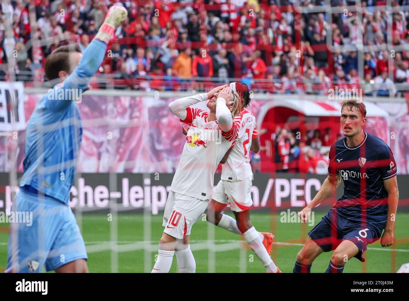 Leipzig, Germany. 07th Oct, 2023. Soccer: Bundesliga, Matchday 7, RB ...
