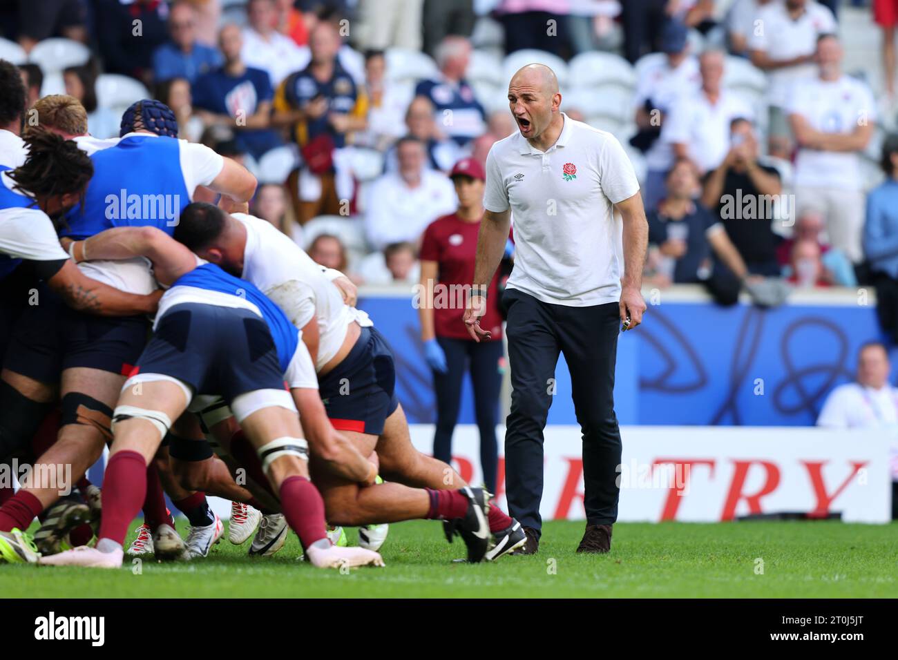 England coach steve borthwick hi-res stock photography and images - Alamy