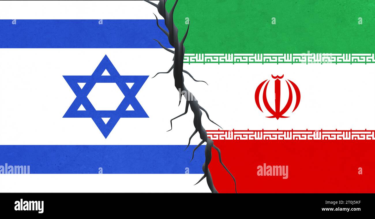 israel flag and war issue Stock Photo - Alamy