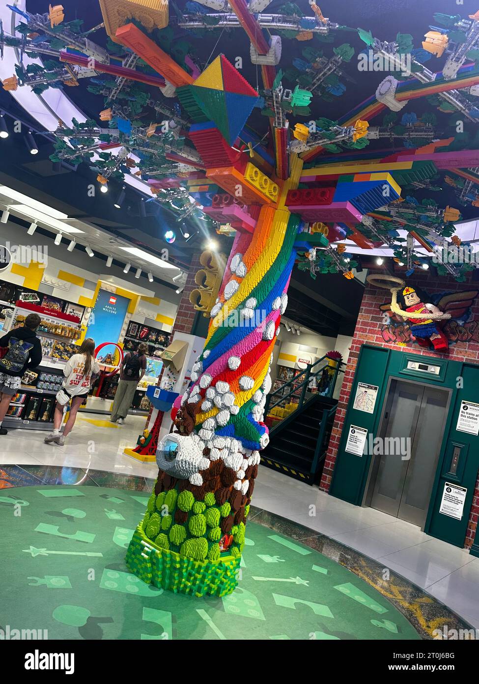 Lego toy store rockefeller hi-res stock photography and images - Alamy