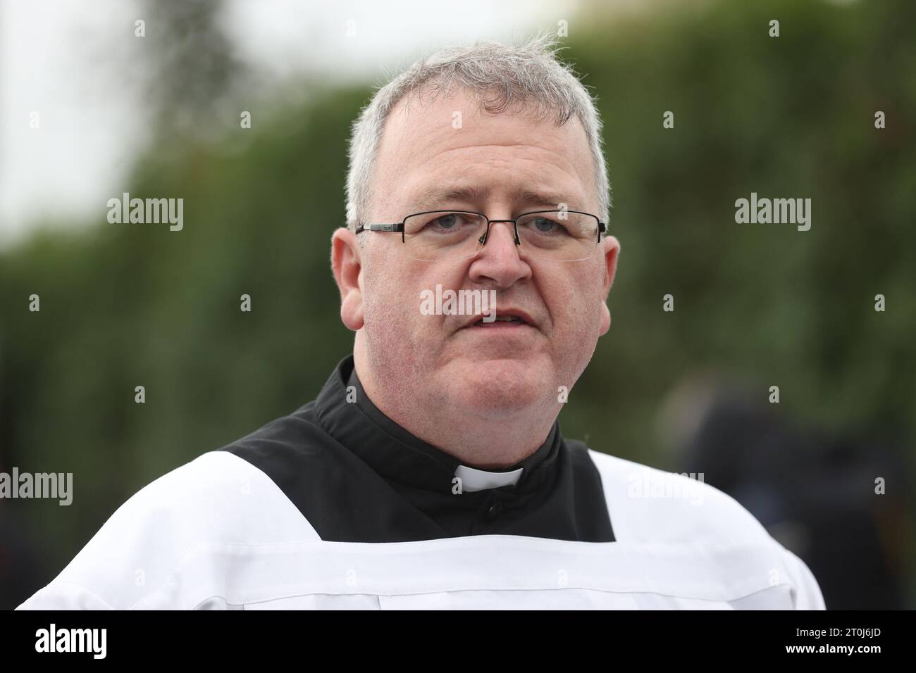 Rev John Joe Duffy speaking at a commemoration and remembrance service ...