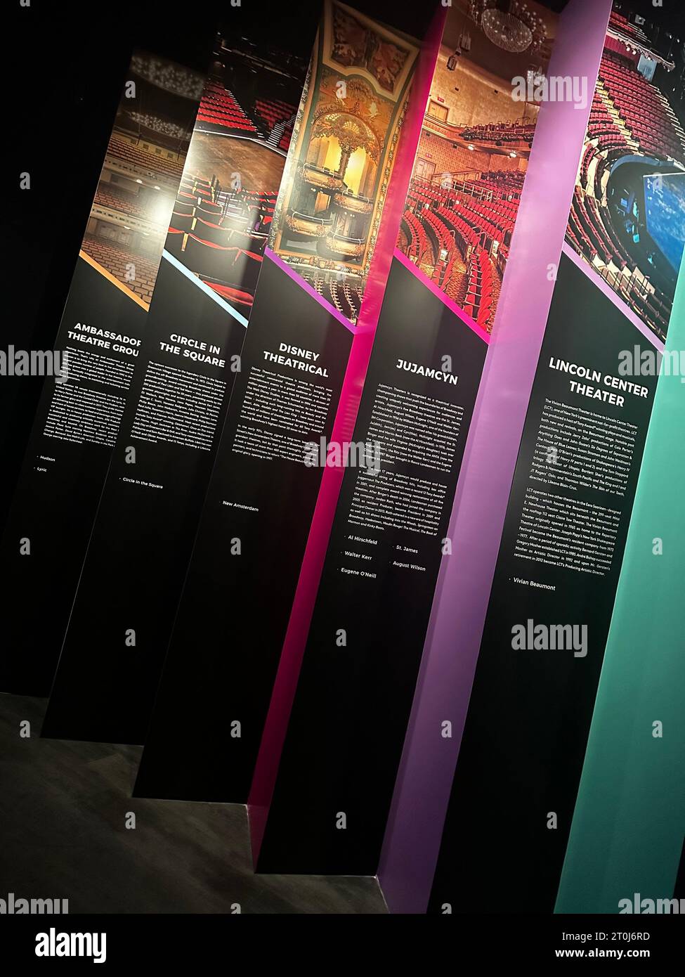 Broadway timeline panel hi-res stock photography and images - Alamy