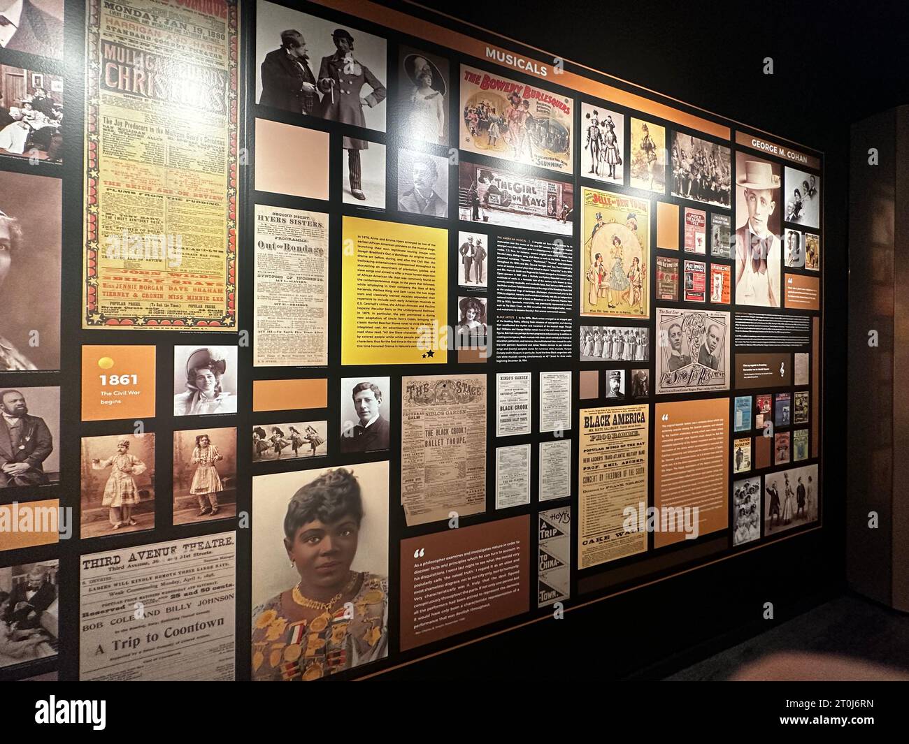 Broadway timeline panel hi-res stock photography and images - Alamy