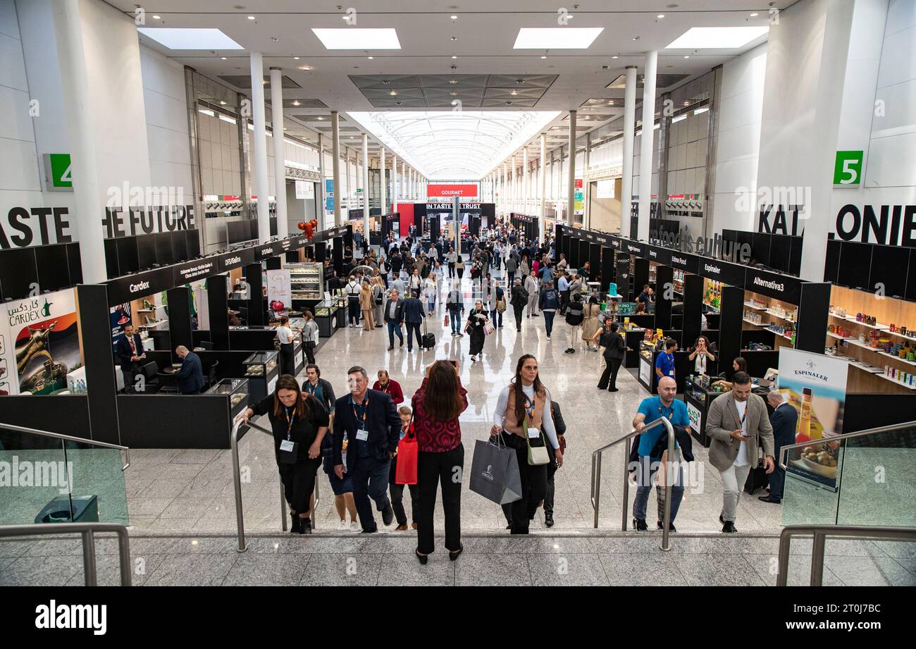 Cologne, Germany. 7th Oct, 2023. People visit the food and beverage ...