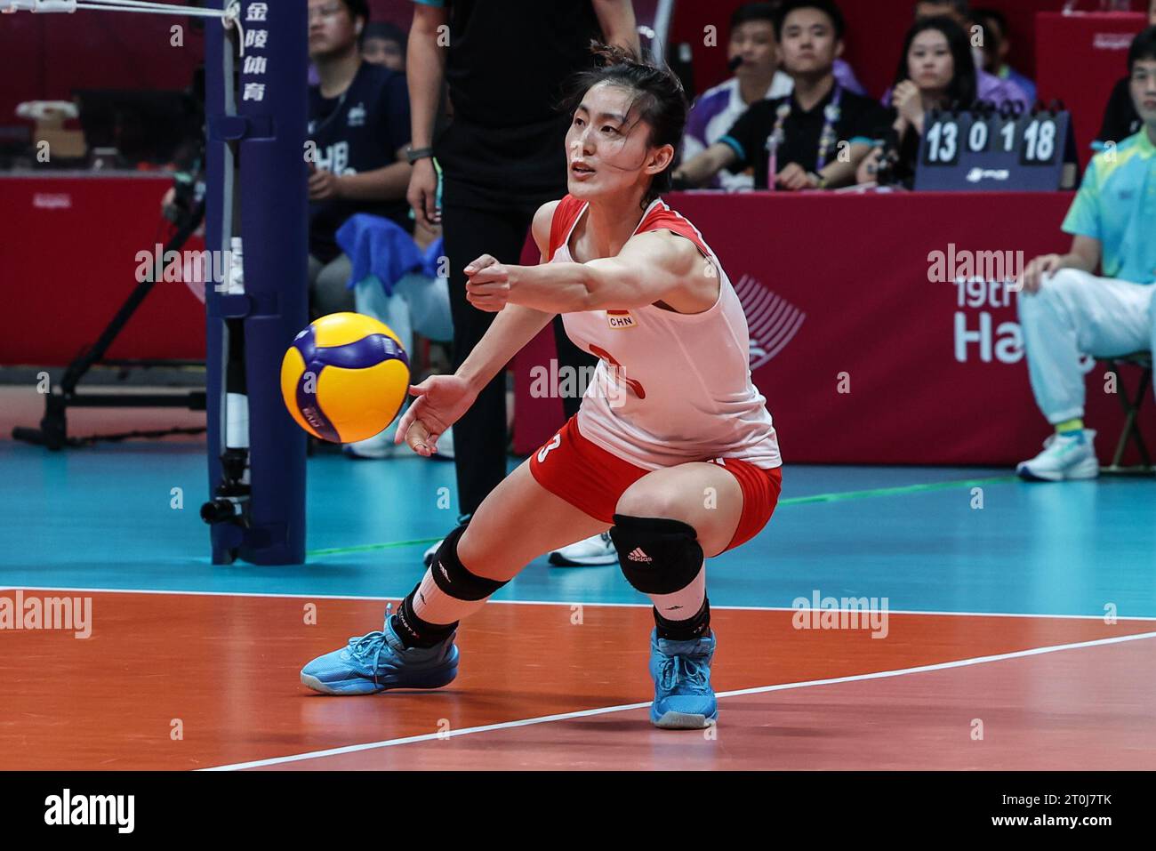 Hangzhou, China's Zhejiang Province. 7th Oct, 2023. Diao Linyu of China ...