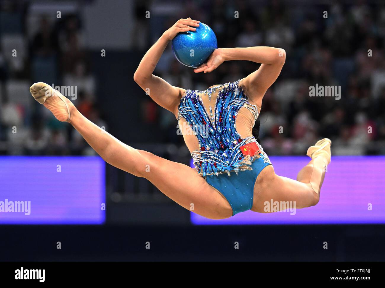 Hangzhou, China's Zhejiang Province. 7th Oct, 2023. Zhao Yating of ...