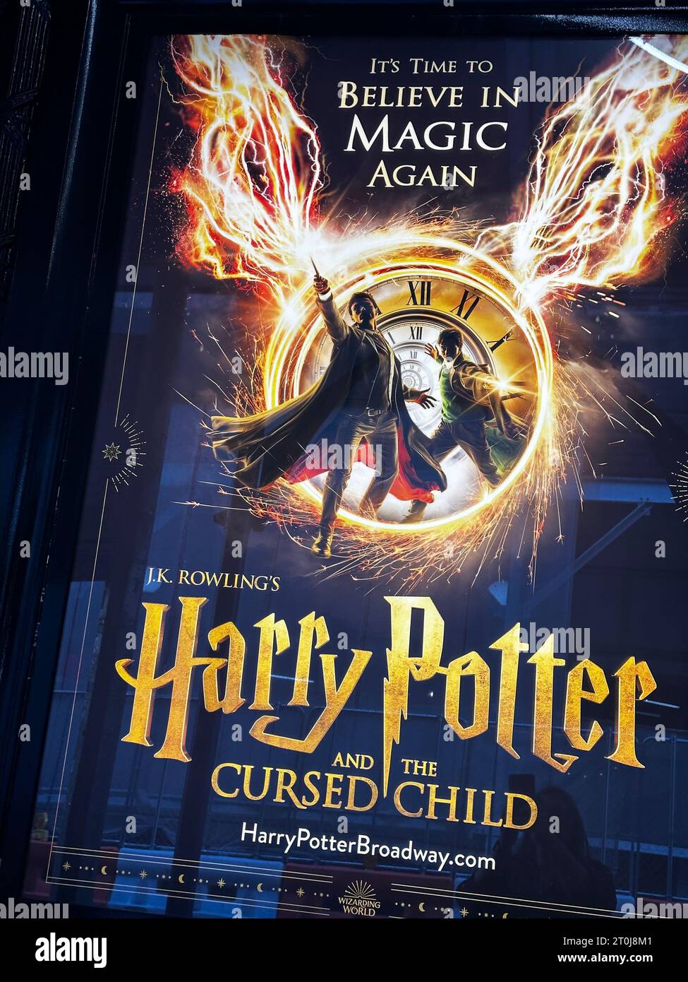 Harry Potter & the Cursed Child, Lyric Theatre, New York Stock Photo ...