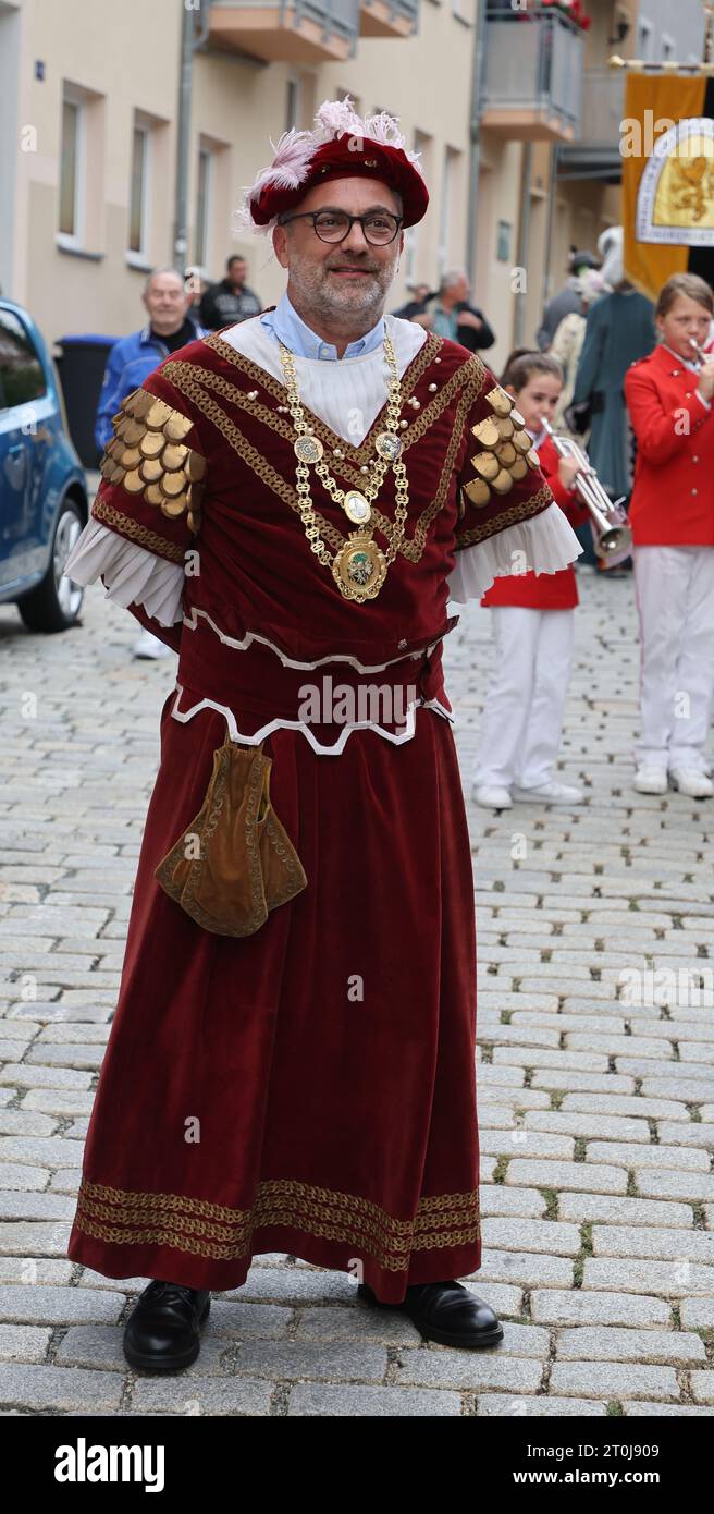 Gera, Germany. 07th Oct, 2023. Julian Vorab, (non-partisan), Lord Mayor ...