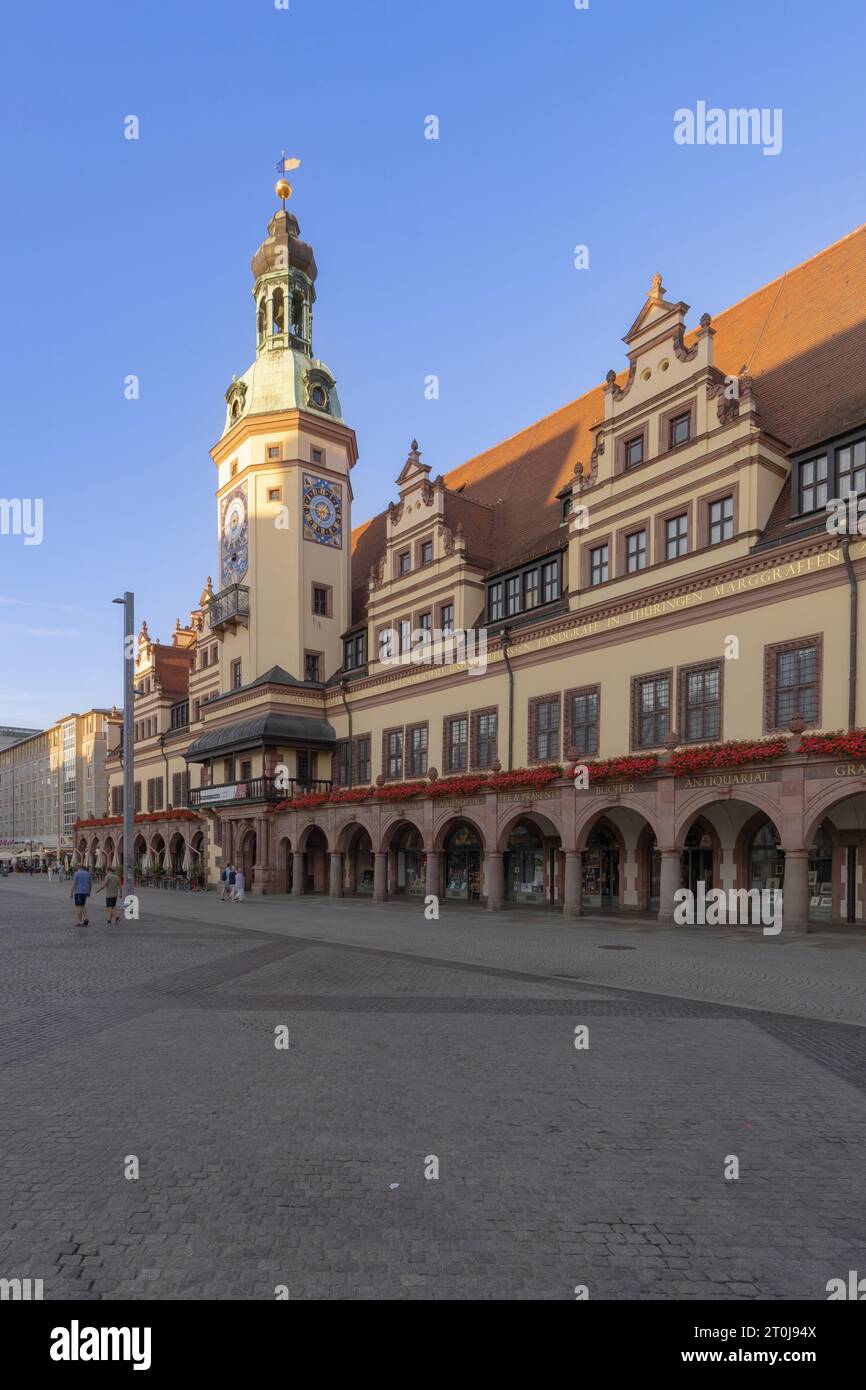 Historic Market Square in Leipzig Stock Photo - Alamy